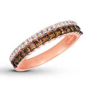 Princess Cut Chocolate Diamond Ring