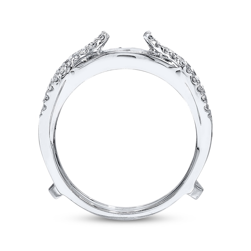 Diamond Enhancer Ring 3/4 ct tw Round-cut 14K White Gold | Kay Outlet