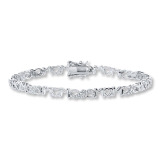 Mom Infinity Bracelet Diamond Accents Sterling Silver | Kay Outlet