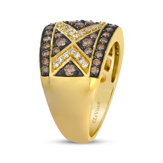 Le Vian Diamond Pattern Ring 1-1/5 ct tw 14K Honey Gold | Kay Outlet
