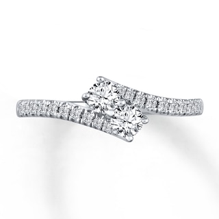 Ever Us Two-Stone Ring 1/2 ct tw Diamonds 14K White Gold | Kay Outlet