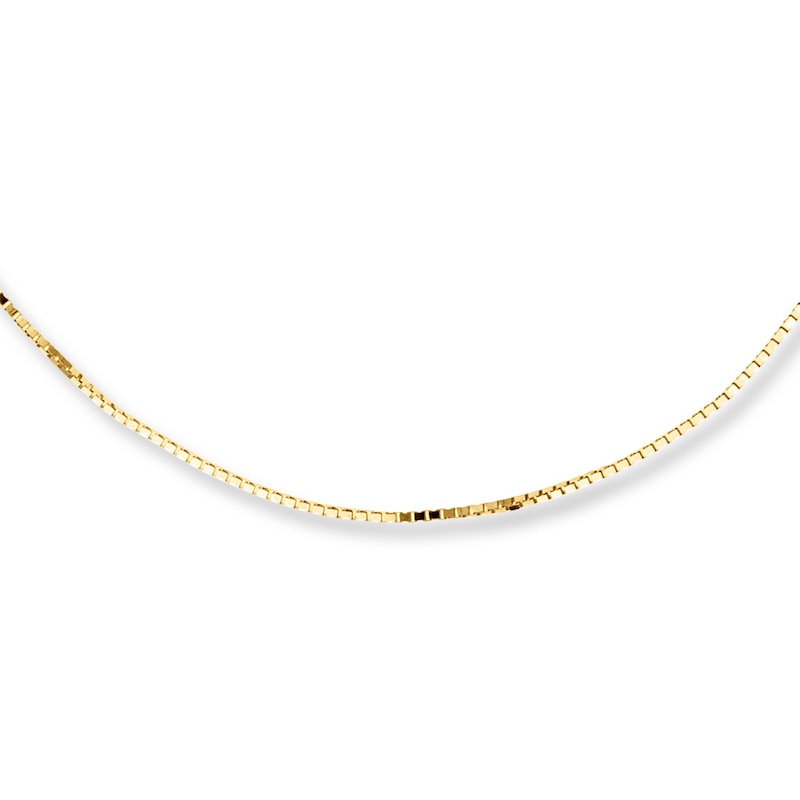 White Gold Box Chain