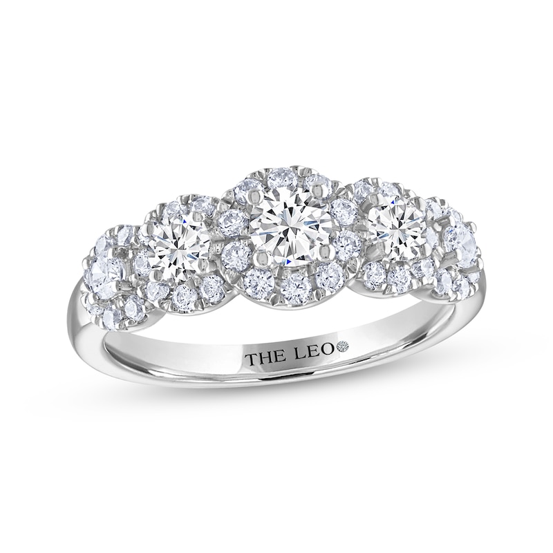 THE LEO Diamond Round-Cut Anniversary Band 1 ct tw 14K White Gold | Kay ...