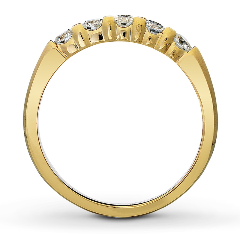 Previously Owned Anniversary Band 1/2 ct tw Round-cut Diamonds 14K ...