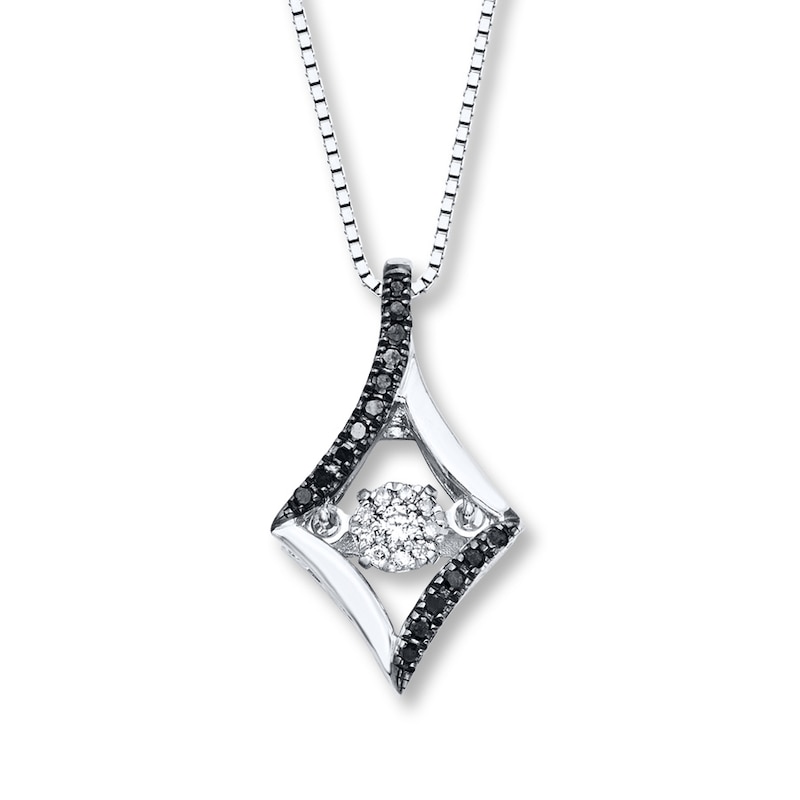 Previously Owned Unstoppable Love Diamond Necklace 1/10 ct tw Sterling ...