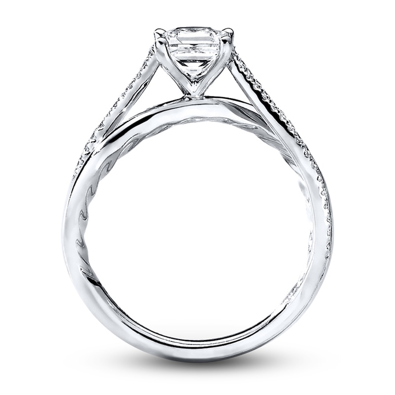 Previously Owned Angel Sanchez Ring 5/8 ct tw Princess & Round-cut ...