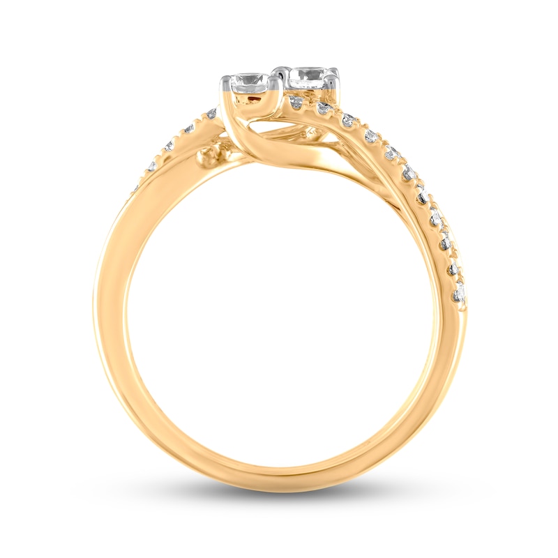 Previously Owned Ever Us Two-Stone Diamond Anniversary Ring 1/2 ct tw ...