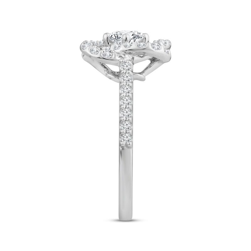 Previously Owned Center of Me Diamond Ring 1 ct tw 14K White Gold | Kay ...