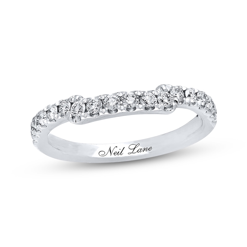 Previously Owned Neil Lane Wedding Band 3/8 ct tw Diamonds 14K White ...