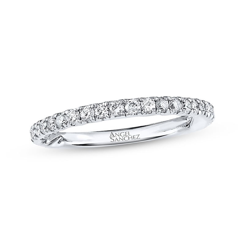 Previously Owned Angel Sanchez Band 3/8 ct tw Diamonds 14K White Gold ...