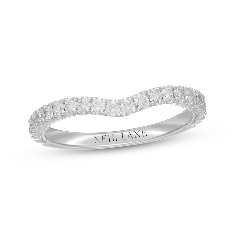 Previously Owned Neil Lane Diamond Wedding Band 1/2 ct tw Round-cut 14K ...