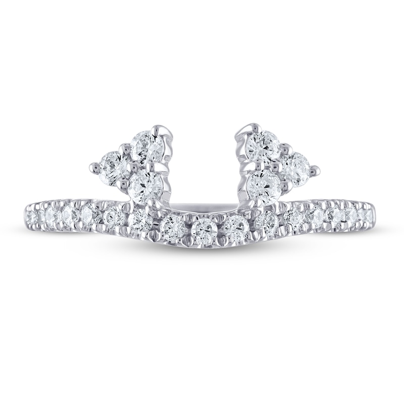 Previously Owned THE LEO Diamond Enhancer Ring 1/2 ct tw Round-cut 14K ...