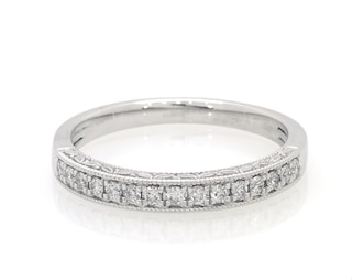 Previously Owned Diamond Anniversary Ring 1/5 ct tw 14K White Gold ...