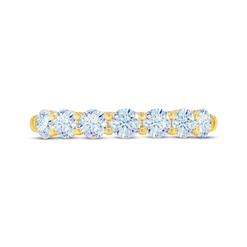 THE LEO First Light Diamond Anniversary Ring 1 ct tw 14K Yellow Gold ...