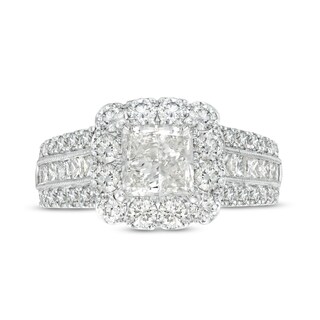 Neil Lane Princess-cut Diamond Engagement Ring 3 ct tw 14K White Gold ...