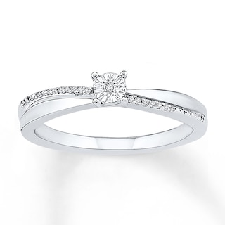 Diamond Promise Ring Accents Sterling Silver | Kay Outlet