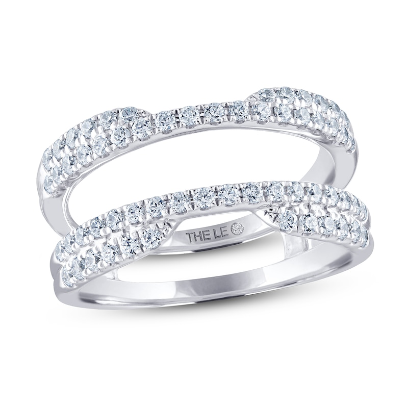 THE LEO Diamond Enhancer Ring 5/8 ct tw Round-cut 14K White Gold | Kay ...